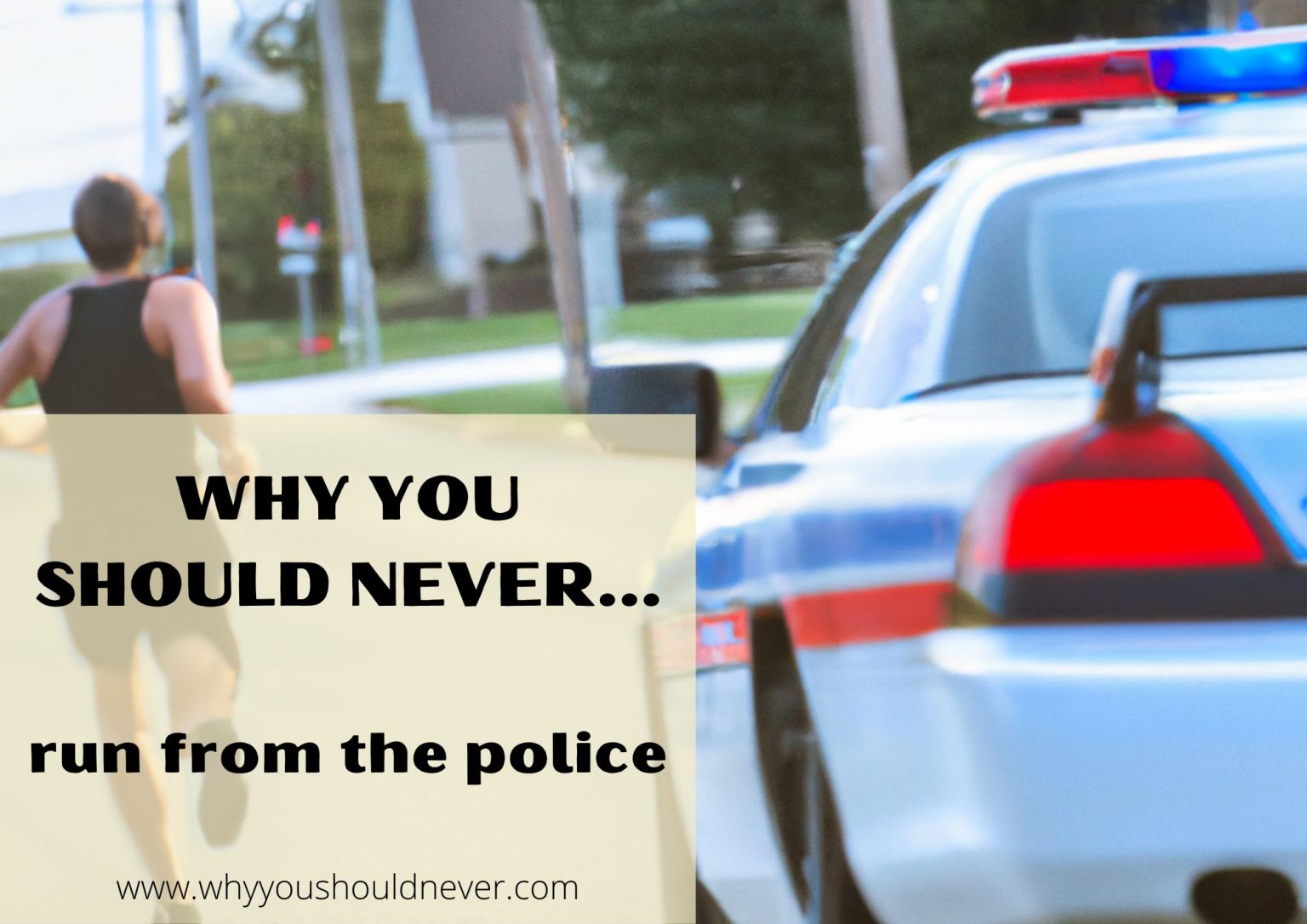 Why You Should Never Run From The Police – Why You Should Never…