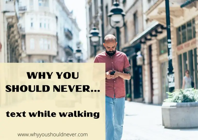 Why You Should Never Text While Walking – Why You Should Never…