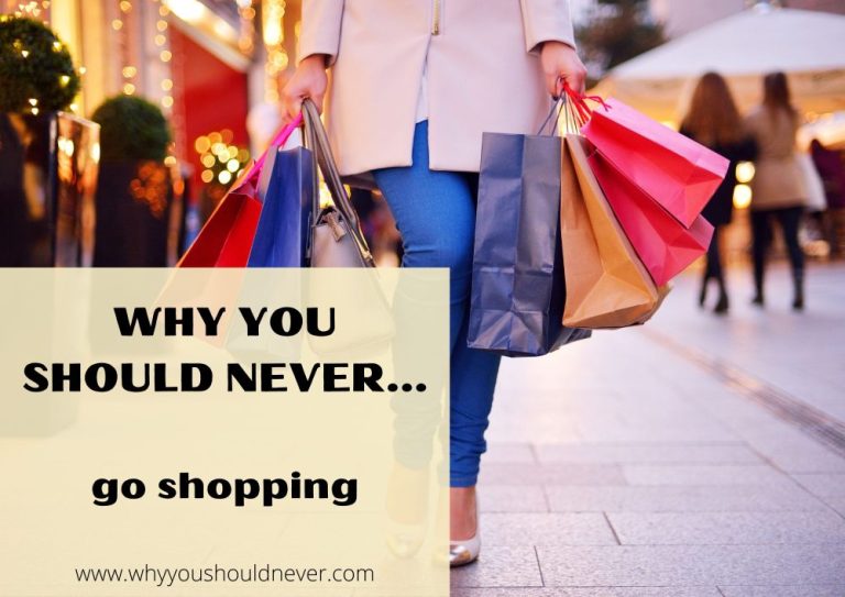 Why You Should Never Go Shopping – Why You Should Never…
