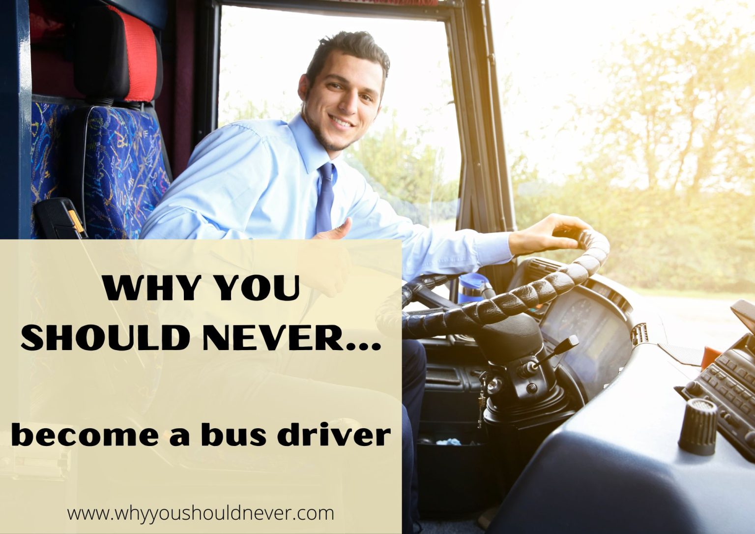 Why You Should Never Become A Bus Driver – Why You Should Never…
